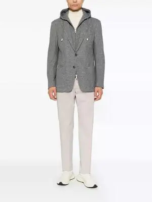 Eleventy Drawstring Pleated Trousers