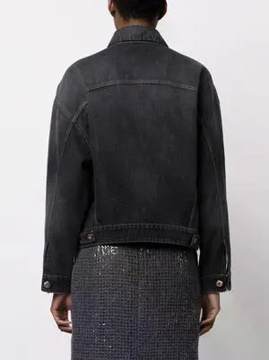 Brunello Cucinelli Monili Embellished Denim Jacket