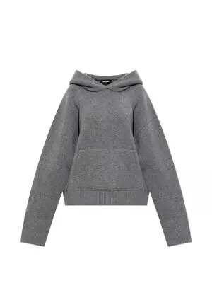 Dsquared2 Logo-embroidered Knit Hoodie Sweater