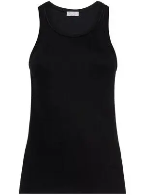BRUNELLO CUCINELLI Brunello Cucinelli Fine-Ribbed U-Neck Tank Top