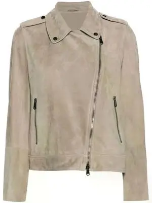 BRUNELLO CUCINELLI Brunello Cucinelli Suede Biker Jacket