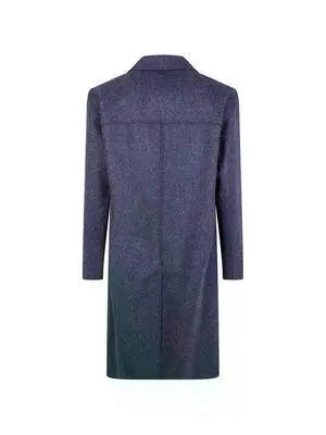 Herno Herringbone Single-breasted Coat