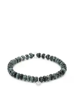 Tateossian Nepal Nugget Beaded Logo-pendant Bracelet