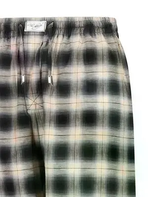 Attico Check Print Track Pants