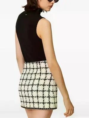 TWINSET High-neck Sleeveless Knit Top