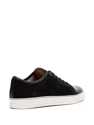 LANVIN Dbb1 Patent Leather And Suede Sneakers