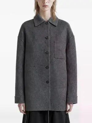 Prada Button-up Patch-pocket Jacket