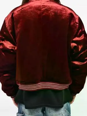 Amiri Bones Velvet Bomber Jacket