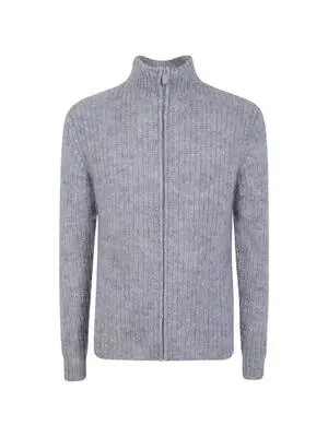 Aspesi Ribbed Zip-up Cardigan