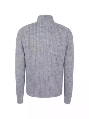 Aspesi Ribbed Zip-up Cardigan