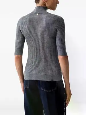 Liu Jo Wool Top With Rhinestones