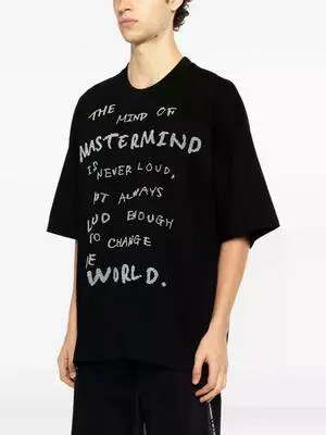 MASTERMIND WORLD Slogan-print T-shirt