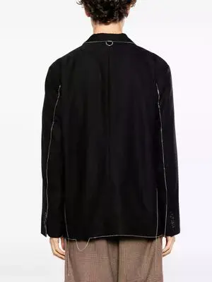 MASTERMIND WORLD Contrast-stitched Notched-lapel Jacket