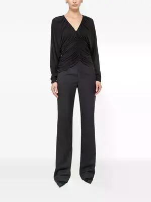 NISSA Draped Tencel™ And Wool Top