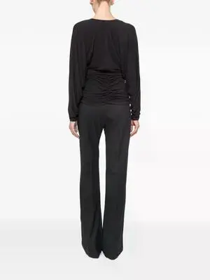NISSA Draped Tencel™ And Wool Top