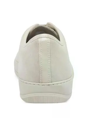 LANVIN Dbb1 Patent Leather And Suede Sneakers - Neutrals