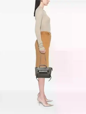 Celine Grained Calfskin Belt Bag Satchel