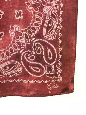 GOLDEN GOOSE Paisley-print Scarf