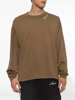 Amiri Logo-embroidered Long-sleeve T-shirt