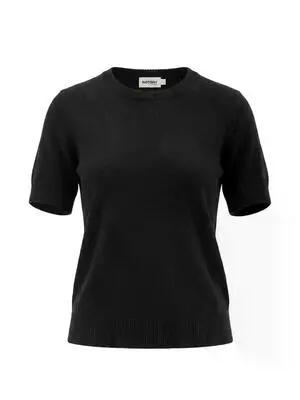 NOTSHY Short-sleeve Cashmere Sweater - Black