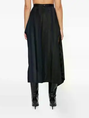 VIVIENNE WESTWOOD Cassandra Striped Asymmetric Skirt