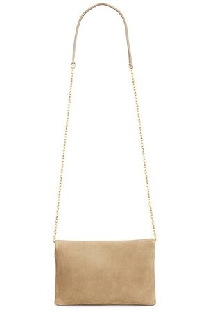 Saint Laurent Small On Chain Pouch - Light Cumin