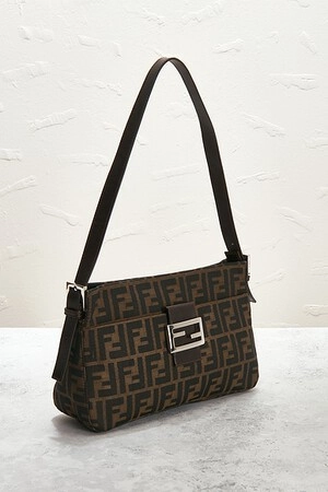 Fendi Zucca Monogram Shoulder Bag