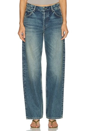 EB DENIM Mid Rise Baggy Jean - Mariner