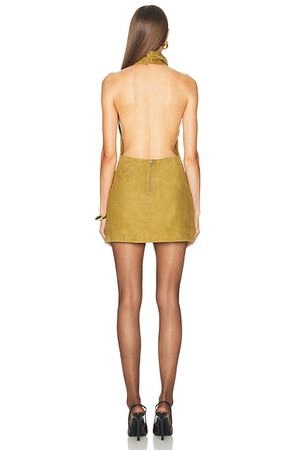 Retrofete Zoriel Suede Mini Dress