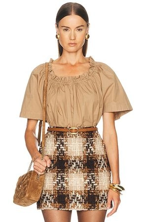 Saint Laurent Ruffled Top