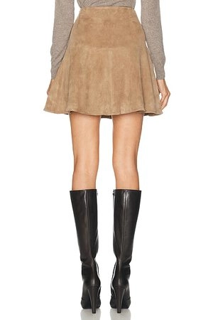 Sprwmn Jane Suede Skirt