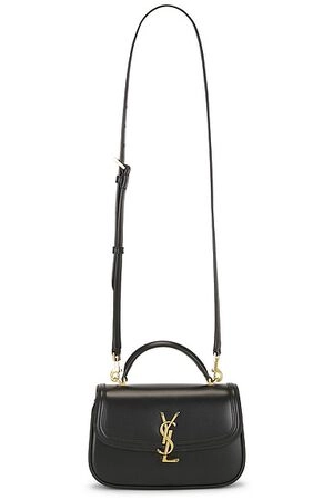 Saint Laurent Mini Solferino Top Handle Bag - Nero