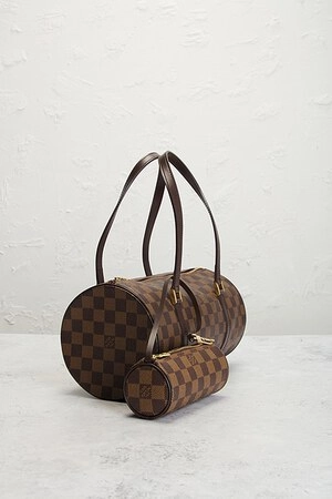 LOUIS VUITTON Damier Ebene Papillon 30 Handbag & Mini Set