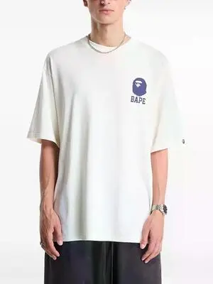 A BATHING APE Logo Print Relaxed Fit T-shirt