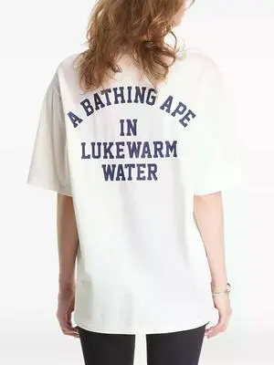 A BATHING APE Logo Print Relaxed Fit T-shirt