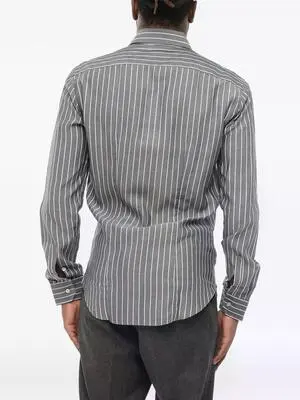Brian Dales Awning-striped French-collar Shirt