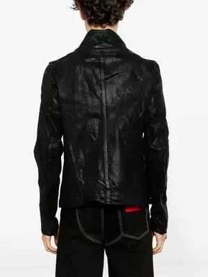 JULIUS Coated High-neck Jacket