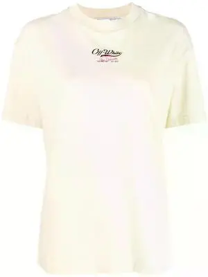Off-White Organic Cotton Logo Print T-shirt