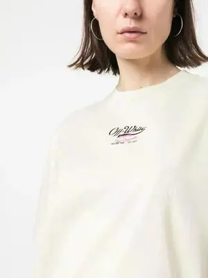 Off-White Organic Cotton Logo Print T-shirt