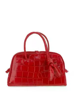 Jacquemus Crocodile-embossed Leather Tote Bag