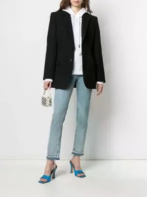 Off-White High-waisted Straight-leg Jeans