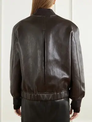 THE FRANKIE SHOP Alena' Coated Bomber Jacket