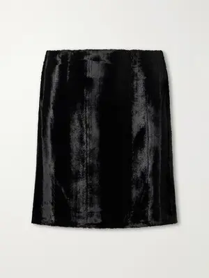 BLAZÉ MILANO Coci Plush Mini Skirt