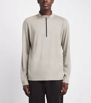 Sease Virgin Wool Quarter-zip Sweatshirt