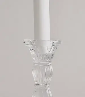Harrods Glass Candlestick Holder