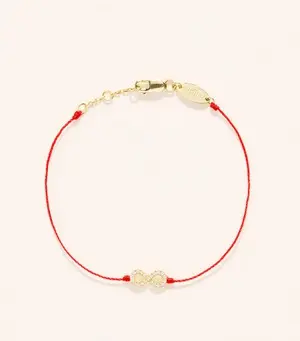 REDLINE Yellow Gold And Diamond Elyseum Bracelet - Red