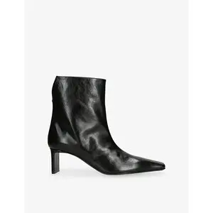 Khaite Ona 55 Leather Heeled Ankle Boots