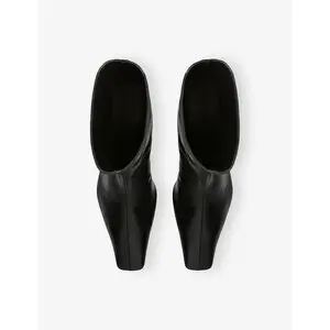 Khaite Ona 55 Leather Heeled Ankle Boots