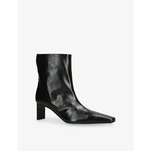 Khaite Ona 55 Leather Heeled Ankle Boots