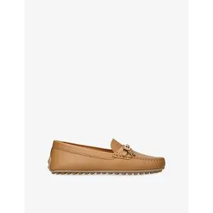 TOD'S City Gommino Leather Driving Shoes - Tan